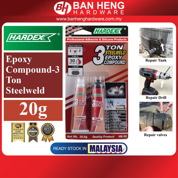 HARDEX 3 TON STEELWELD EPOXY COMPOUND | Lazada