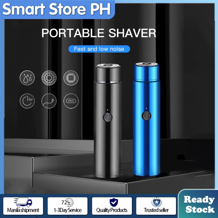 Portable Electric Mini Shaver For Men Stainless Steel Shaving Machine ...