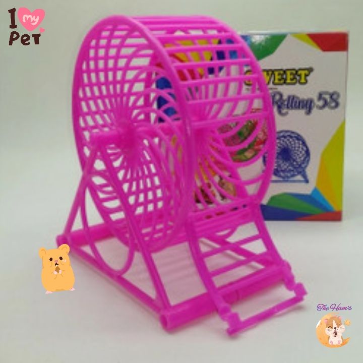 (The Ham's) Sweet Rolling 58 Kincir Hamster / Mainan Hamster | Lazada ...