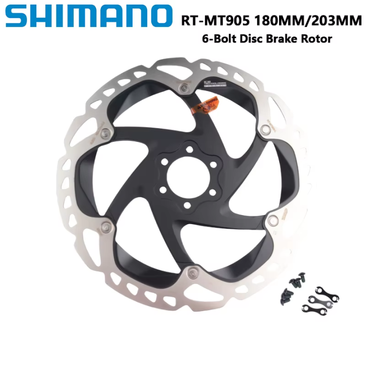 SHIMANO XTR RT-MT905 Rotor 6-Bolt Disc 180mm 203mm Brake Rotor MT905 ...