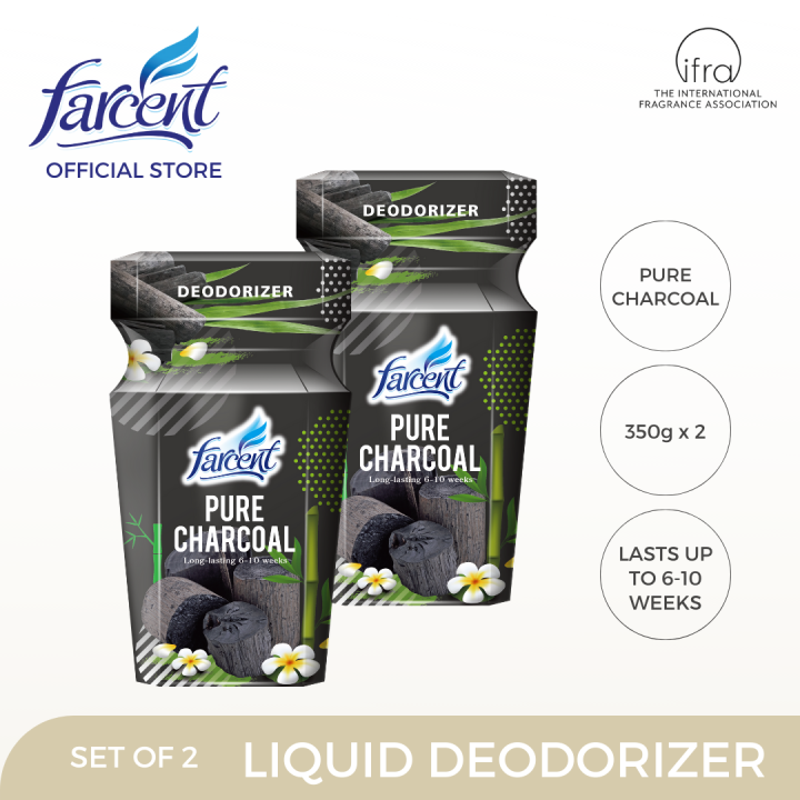 Farcent Liquid Deodorizer - Charcoal Set of 2 (350ml each) | Lazada PH
