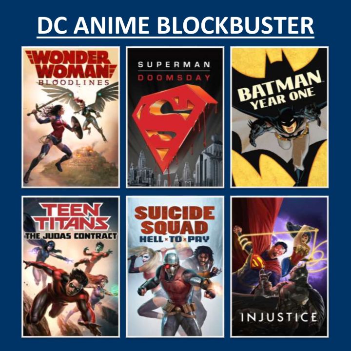 [PENDRIVE MOVIE] 53 MOVIES | DC UNIVERSE ANIMATED ORIGINAL MOVIES ...