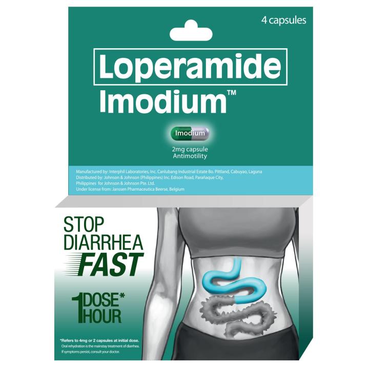 Imodium (Loperamide) 2mg 4s pack of 2 | Lazada PH