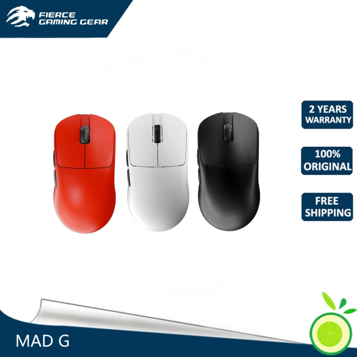 MADLIONS MAD G Dual-mode wireless gaming mouse, PAW3395, wireless 8K ...