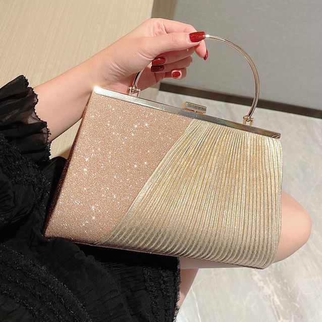 Sparkling Banquet Handbag Oblique Cross Evening Dress Bag Handbag Large ...