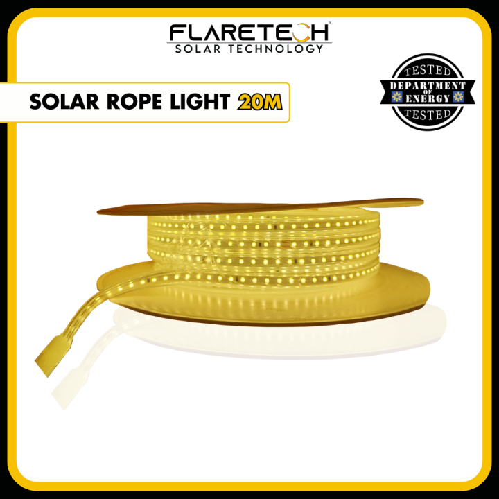 Flaretech Solar Rope Light 20M | Lazada PH
