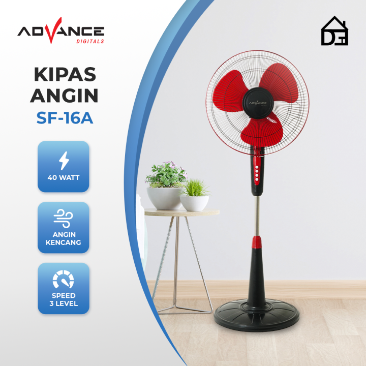 Kipas Angin Advance SF16A / SF-16A 16 inch Stand Fan Votre | Lazada Indonesia