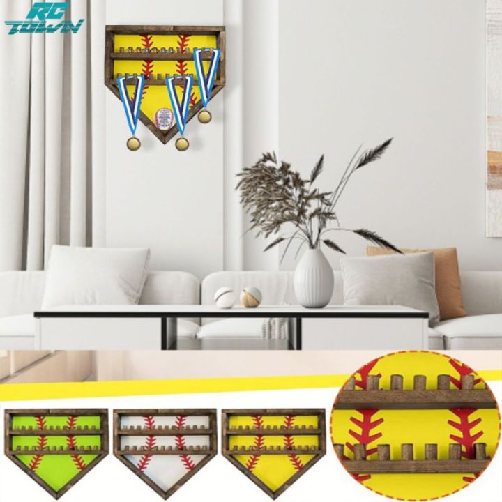 🔥100%Authentic🔥Baseball Ring Display Case, Wood Display Holder, Ring ...