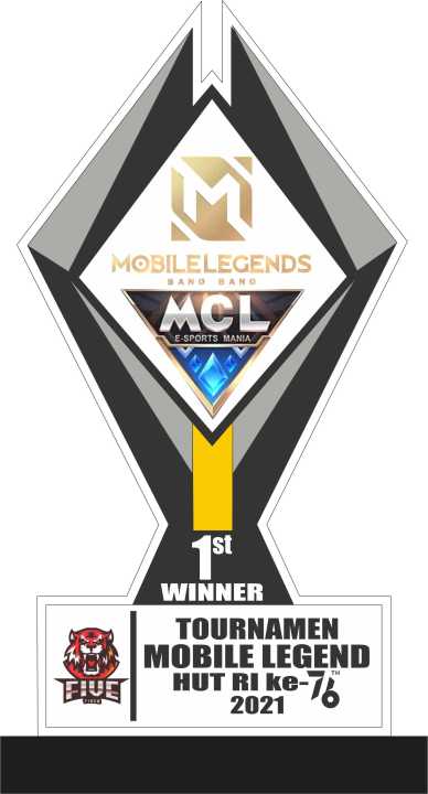 Trophy Mobile Legends/Plakat Mobile Legends/Piala Mobile Legends/Bahan ...