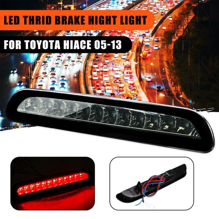 Smoked 12-LED Third Rear Tail Brake Stop Light Reverse Lamp for Hiace ...