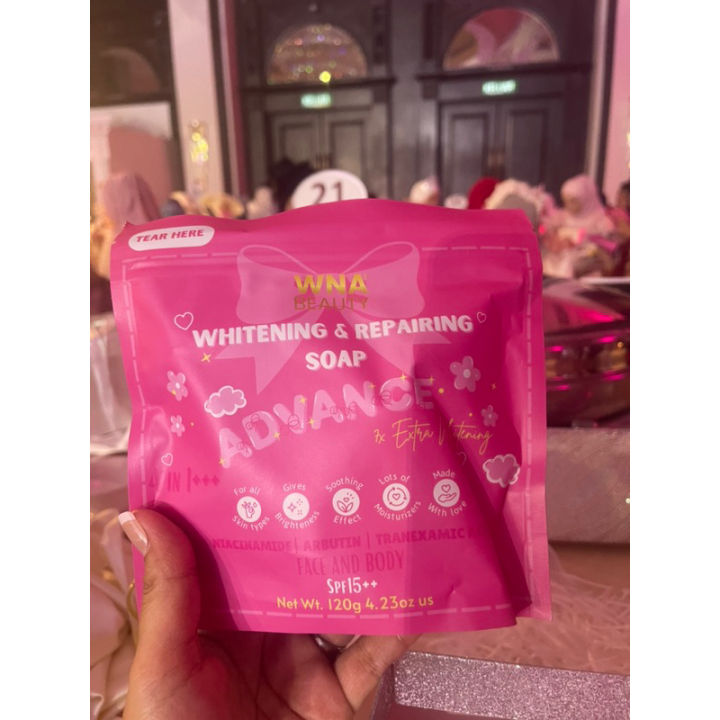 WNA WHITENING & REPAIRING SOAP ADVANCE 2 in 1 3X WHITENING original new ...