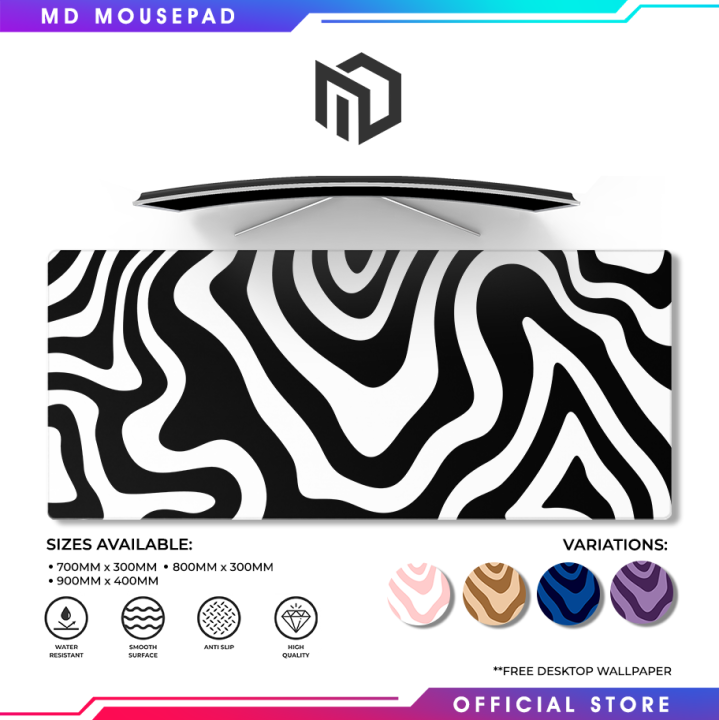 MD Mousepad | Topo Wave | Extended Mousepad | Large Gaming Mousepad ...