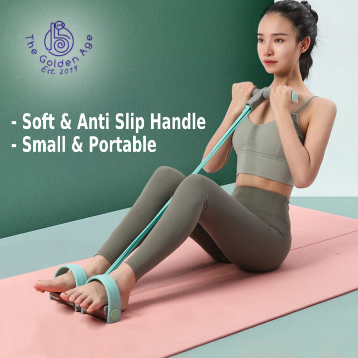 Yoga Pedal Tension Rope Sit Up Pull Rope Exercise Trimmer Sport Weight ...