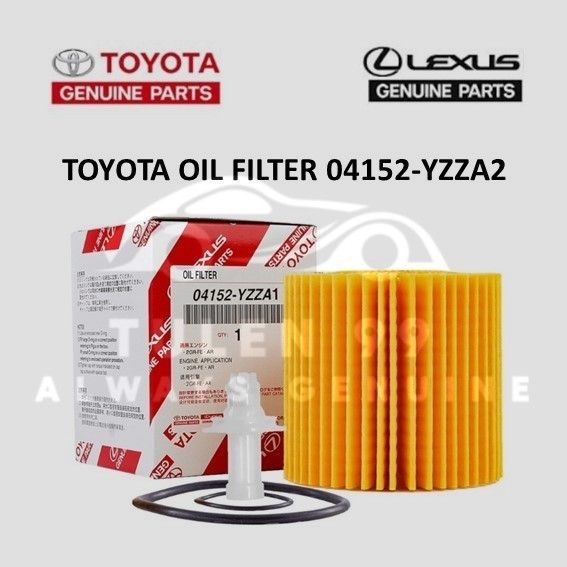 Toyota Engine Oil Filter 04152-YZZA1 (Made In Thailand) | Lazada