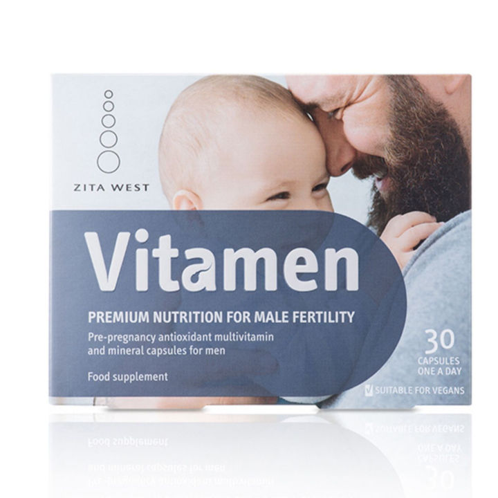 ZitaWest Male Preconception Multivitamins, Enhance Fertility - 30 ...