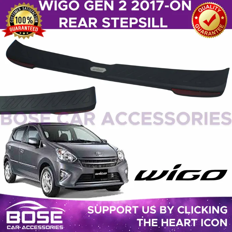 TOYOTA WIGO REAR BUMPER COVER CHOOSE YOUR YEAR MODEL ! Toyota Wigo Gen ...