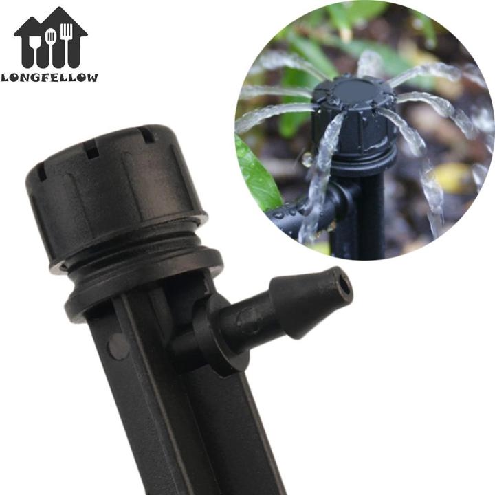 50X Adjustable Flow Irrigation Drippers 360 Degree Emitter Drip System ...