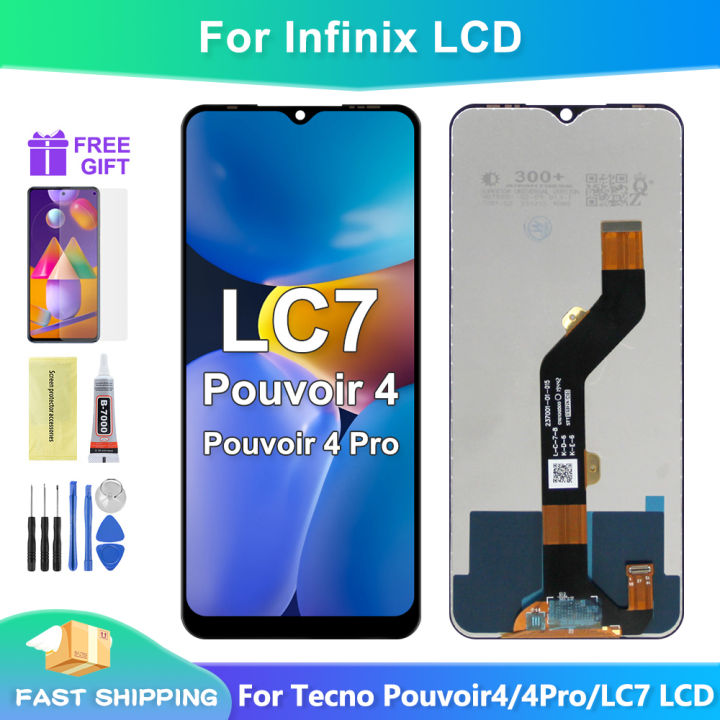 LCD For Tecno Pouvoir 4 / Pouvoir 4 Pro LC7 LC7S LC8 LCD Original ...