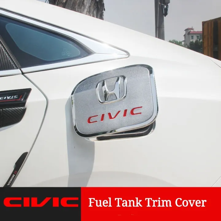 Honda Civic FC 2016-2021 Modified Special Electroplated Fuel Tank Trim ...