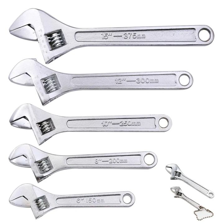 PITBULL Adjustable Wrench 6" 8" 10" 12" 15" Enlarge Open Monkey Wrench ...