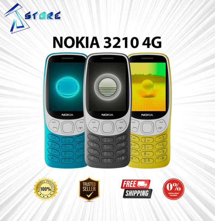 Nokia 3210 4G Feature Phone - Original Malaysia Set | Lazada