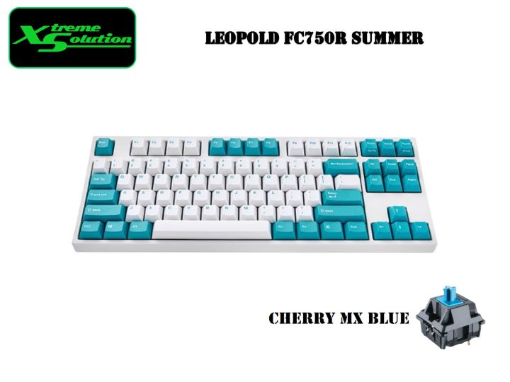 Leopold FC750R Summer Edition Mechanical Keyboard | Lazada Singapore