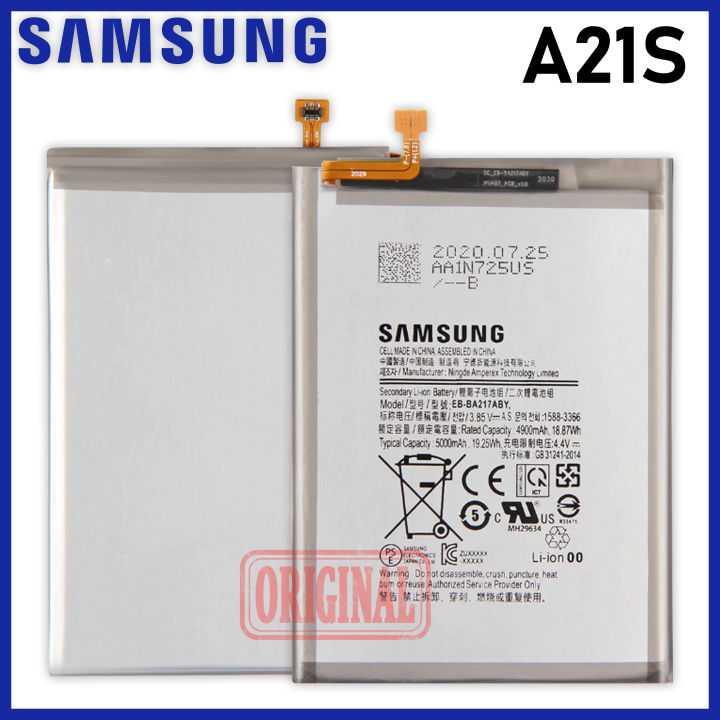 Samsung Galaxy A21s Battery Original Model EB-BA217ABY (5000mAh ...