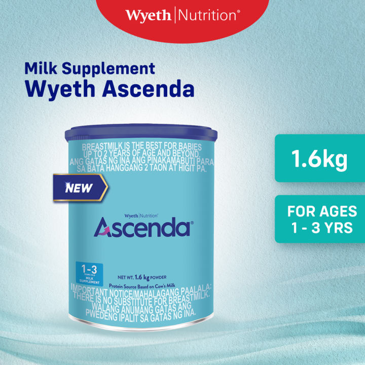 Wyeth Nutrition® ASCENDA® 1+ Milk Drink for Toddlers 1 to 3 years old 1 ...