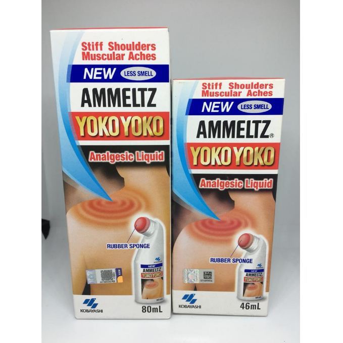 New Ammeltz Yoko Yoko Analgesic Liquid Less Smell (46ml / 80ml) | Lazada