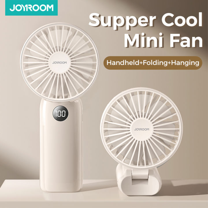 Joyroom Portable USB Handheld Fan 10000mAh Electric Recharge Fans with ...