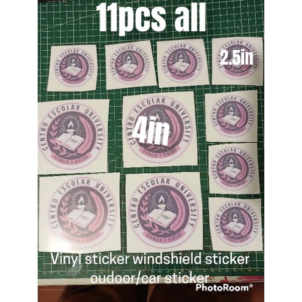 CEU CENTRO ESCOLAR UNIVERSITY LOGO CAR STICKER OUTDOOR VINYL | Lazada PH