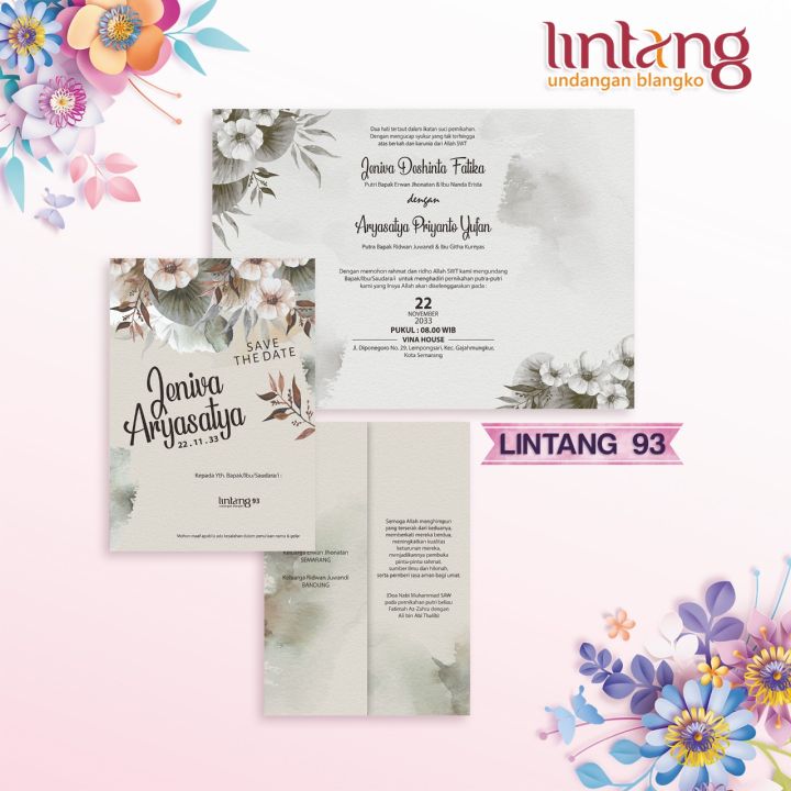 Blangko Undangan merk LINTANG 93 ( 1 PAK ) | Free File Setting ...