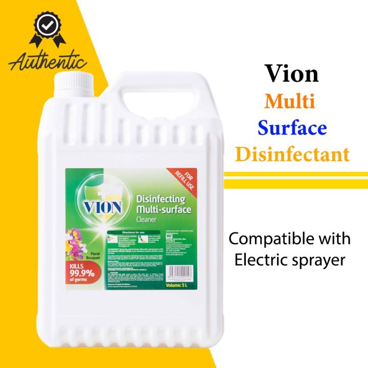 [5L] Vion Disinfectant Disinfecting Multi-Surface Cleaner Sanitizer ...