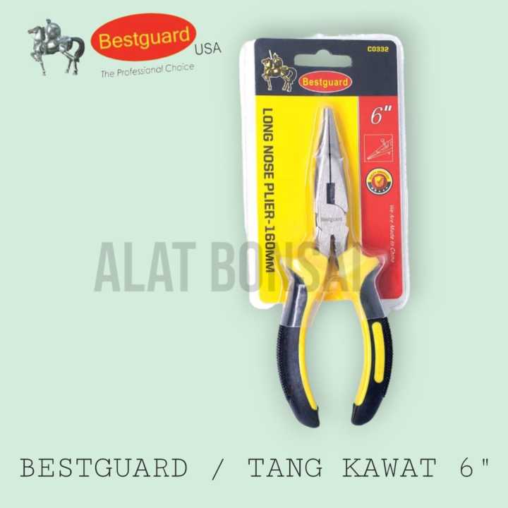 Tang Kawat Lancip Bestguard Pipih Ukuran 6 inch Original | Lazada Indonesia