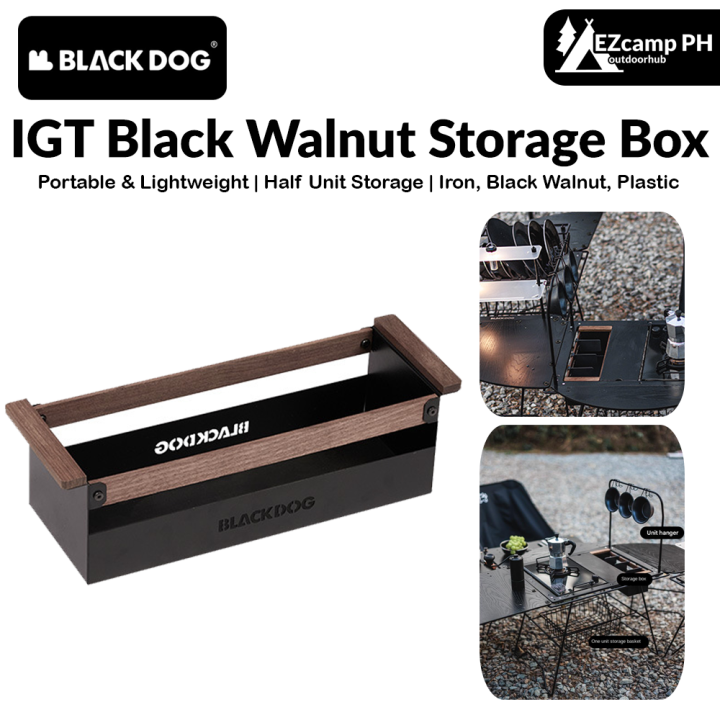 Blackdog IGT Black Walnut Storage Box Portable Lightweight Half Unit ...