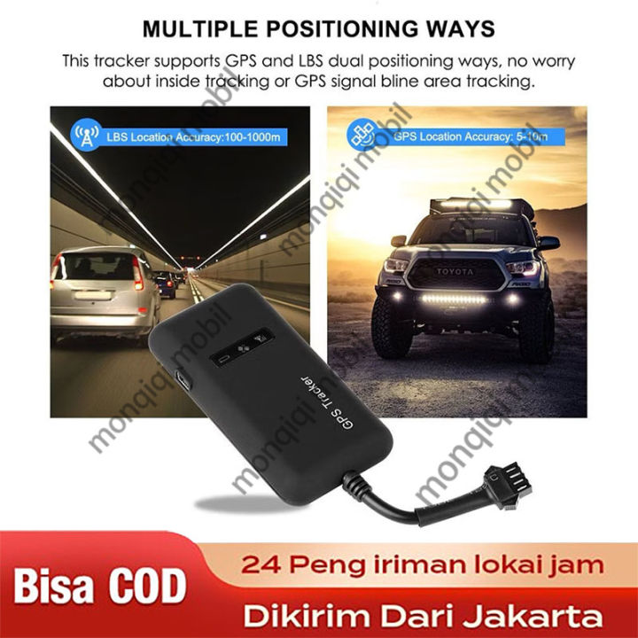 (Dikirim Dari Jakarta) GT02 Gps Tracker Untuk Mobil Tk110 Mini Jarak ...