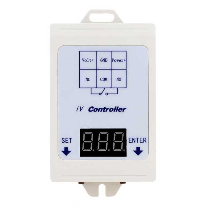 12V 24V DC LED Display Digital Voltage Meter Test Control Relay Timer ...