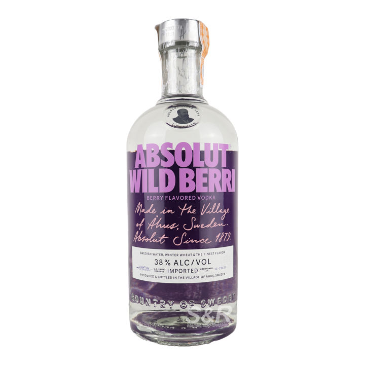 Absolut Wild Berri Flavored Vodka 700mL | Lazada PH