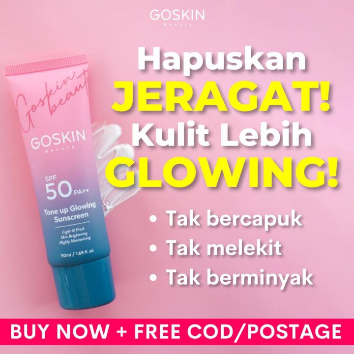 【100% ORIGINAL】GOSKIN TONE UP GLOWING SUNSCREEN | Lazada