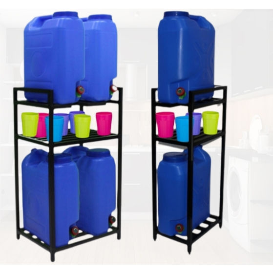 Water Rack Stand Stainless Steel Water Container Rack Water Gallon ...