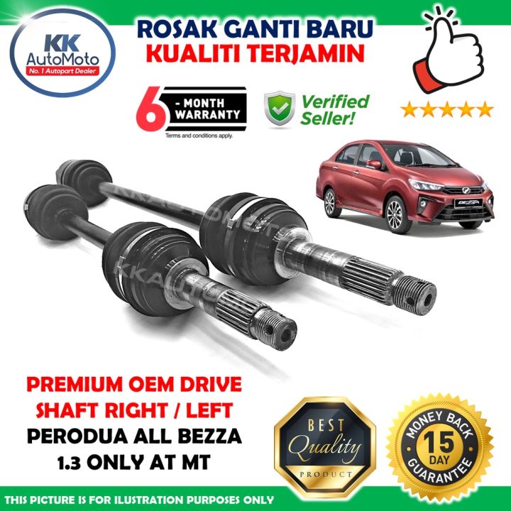 Perodua All Bezza 1.3 Only - Premium High Quality OEM Drive Shaft AT MT ...