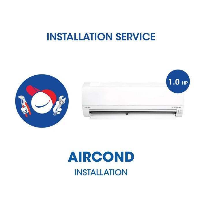 Air Condition Installation Work 1.0HP With Material