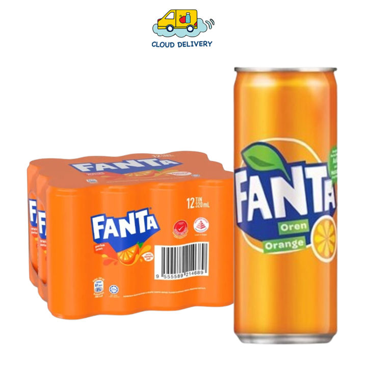 Fanta Orange Can Drink (12 x 320ml) | Lazada Singapore