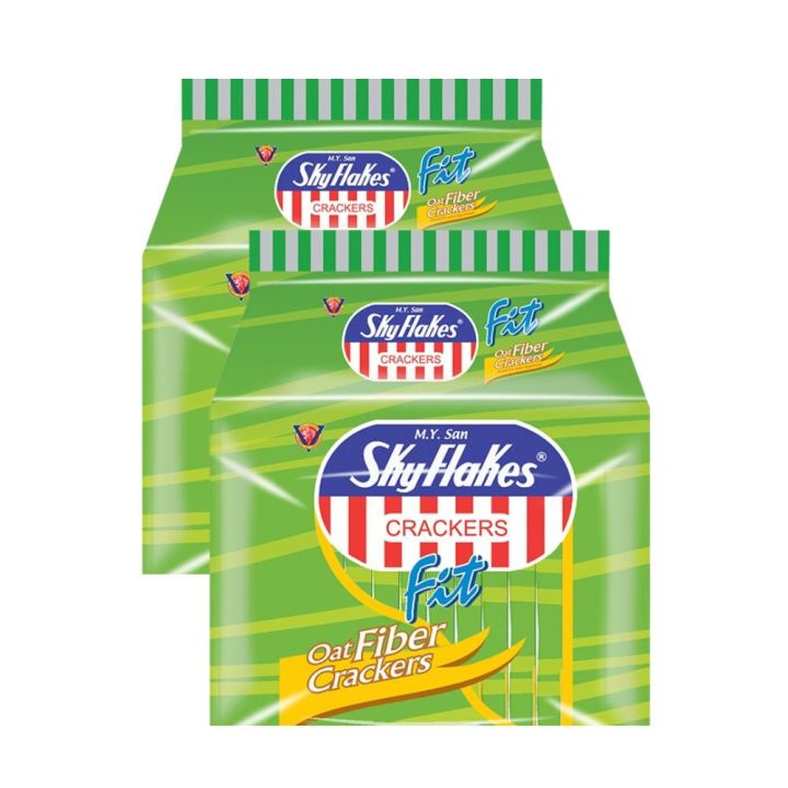 Skyflakes Fit Crackers Oat Fiber 25g x 10 - Pack of 2 | Lazada PH
