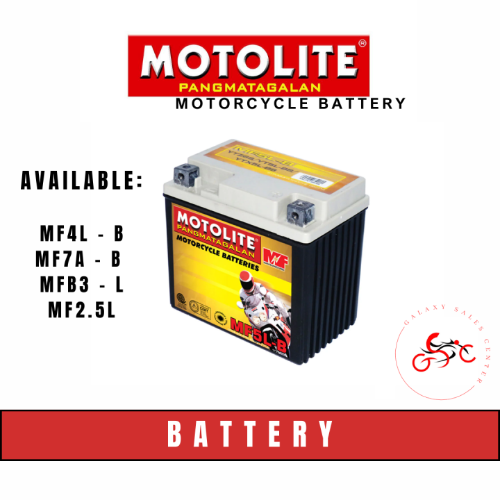 MOTOLITE MOTORCYCLE BATTERIES MAINTENANCE FREE | Lazada PH