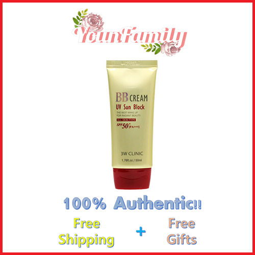 [3W CLINIC] UV Sun Block BB Cream 50ml | Lazada PH