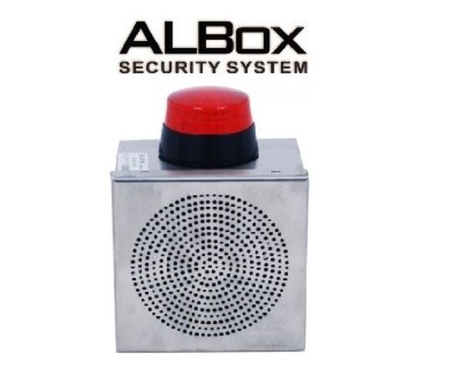 ALBOX MBS15 OUTDOOR METAL BOX SIREN TAMPER SWITCH AND STROBE LIGHT ...