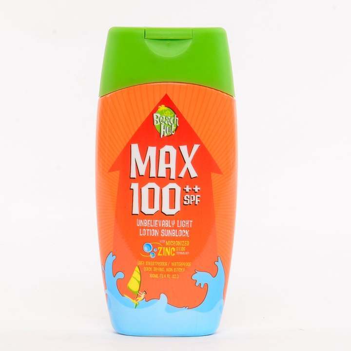 Beach Hut Sunblock MAX SPF 100 ++ Sunscreen Body Lotion 100mL | Lazada PH