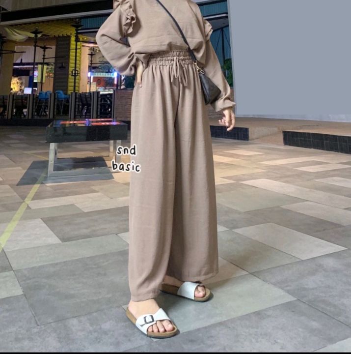 CELANA KULOT KRINGKLE AIRFLOW VARIASI TALY SERUT SUPER JUMBO | Lazada ...