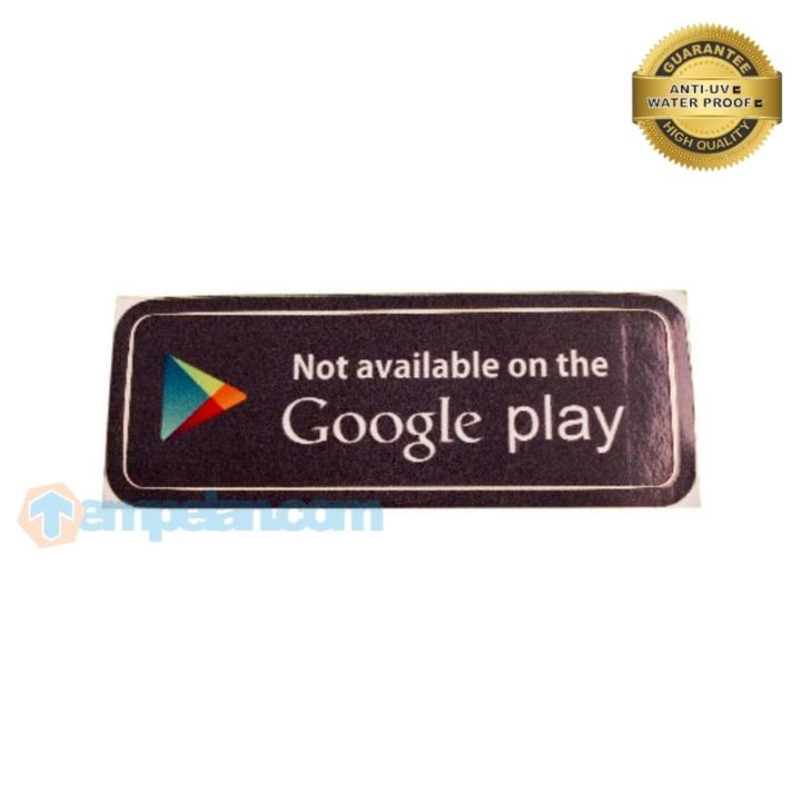STIKER NOT AVAILABLE ON THE GOOGLE PLAY | Lazada Indonesia